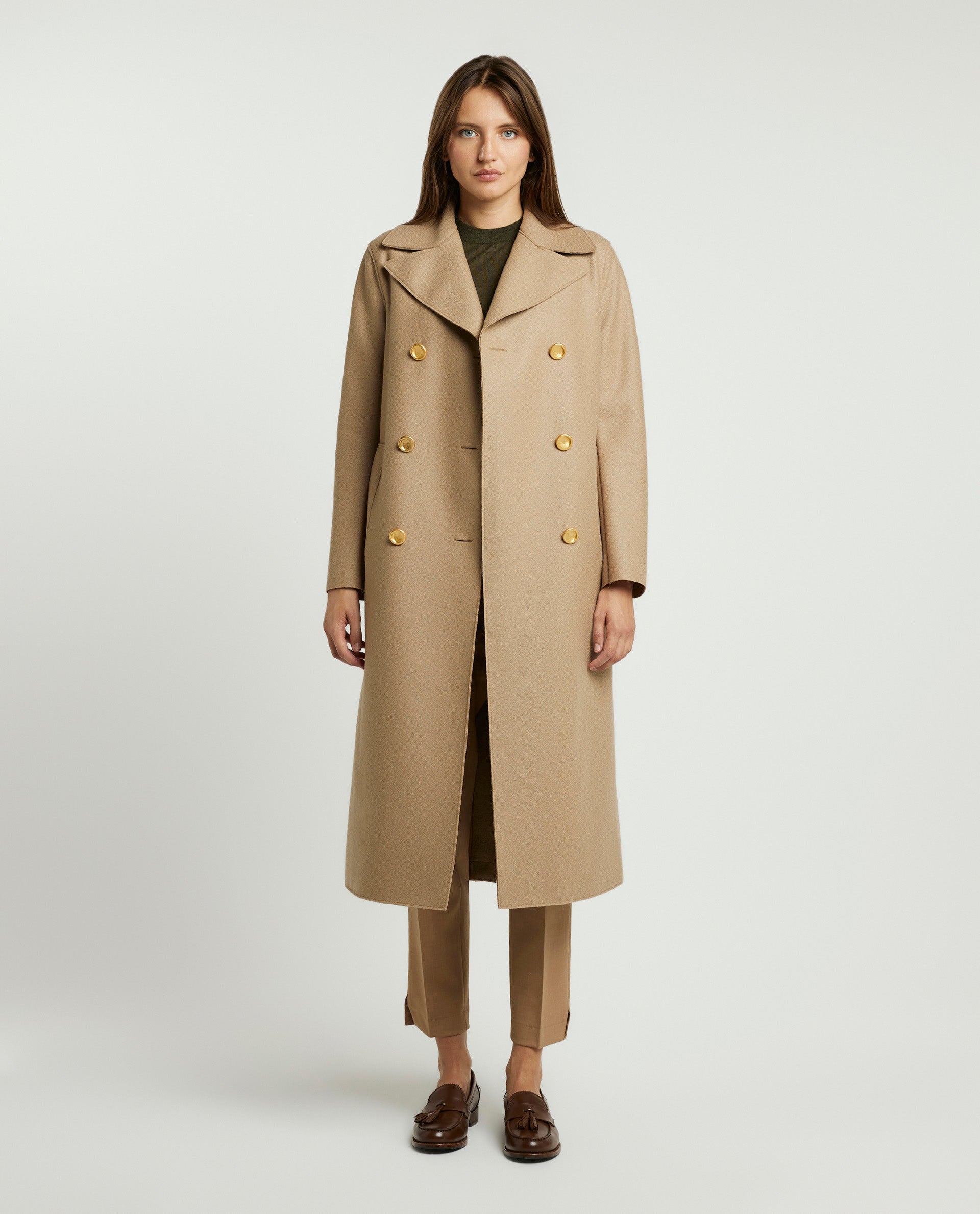 Double breasted woolen coat – Pauw