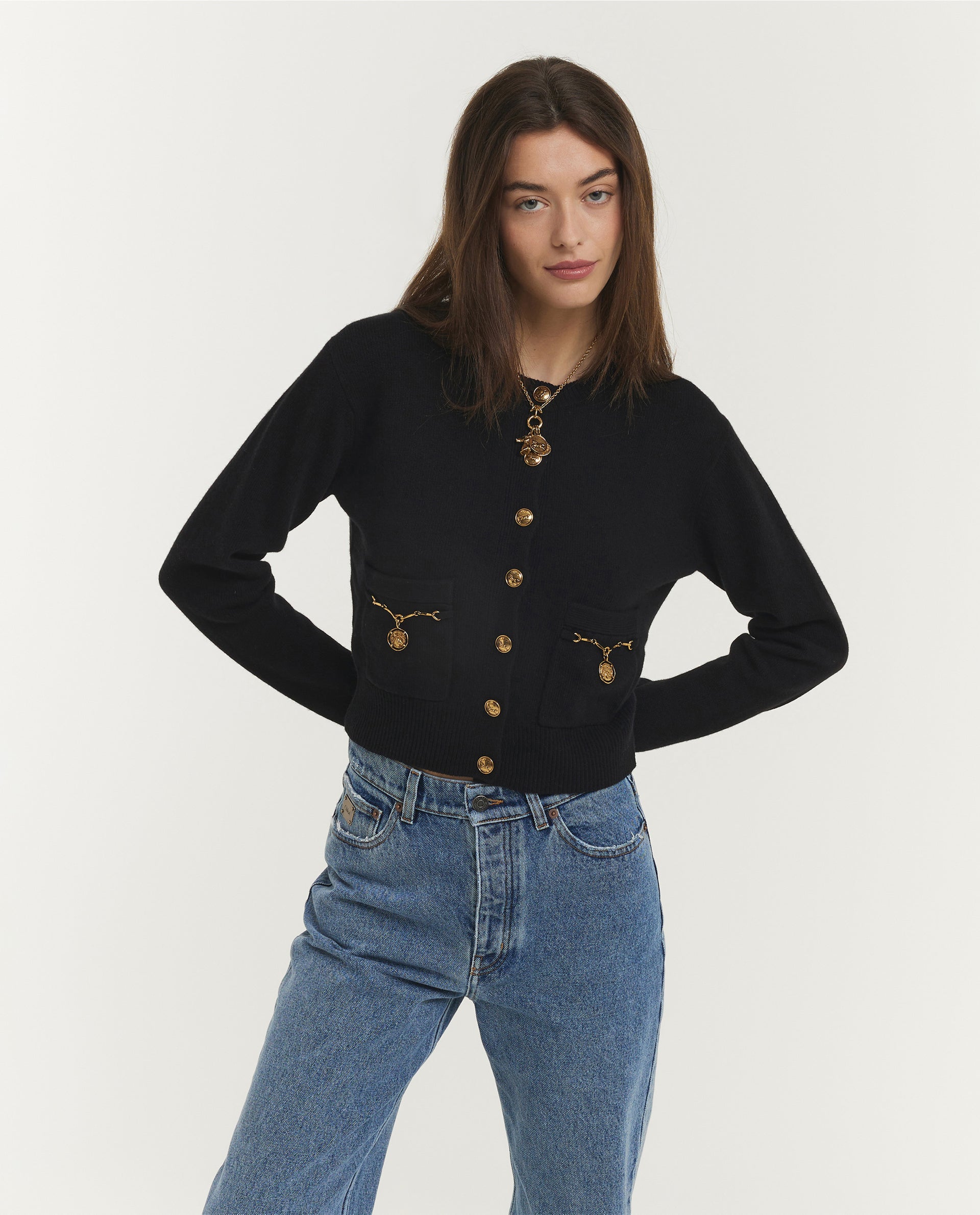 Wol Cashmere Horse Medal Vest – Pauw
