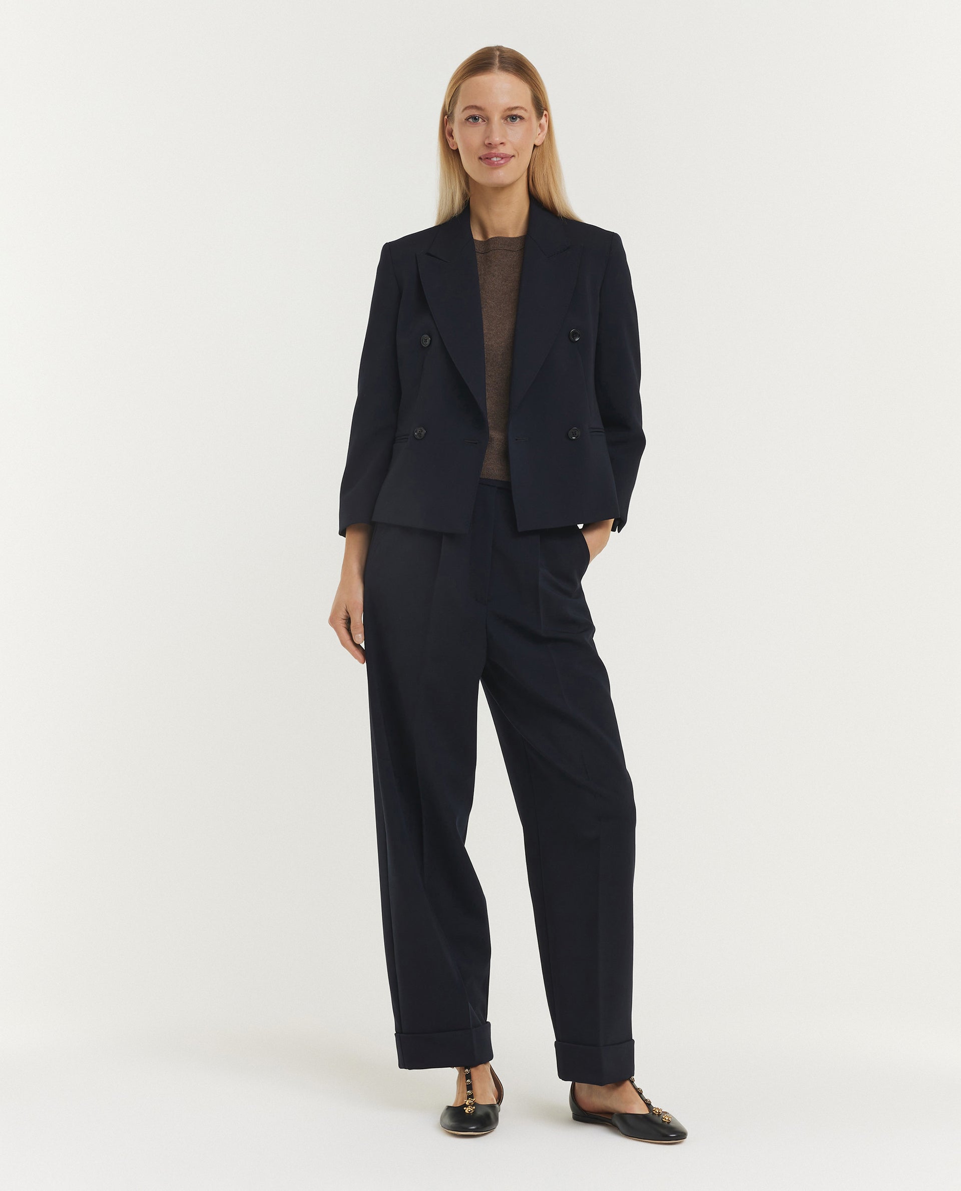 Cashmere Genevra T-Shirt - Bruin – Pauw