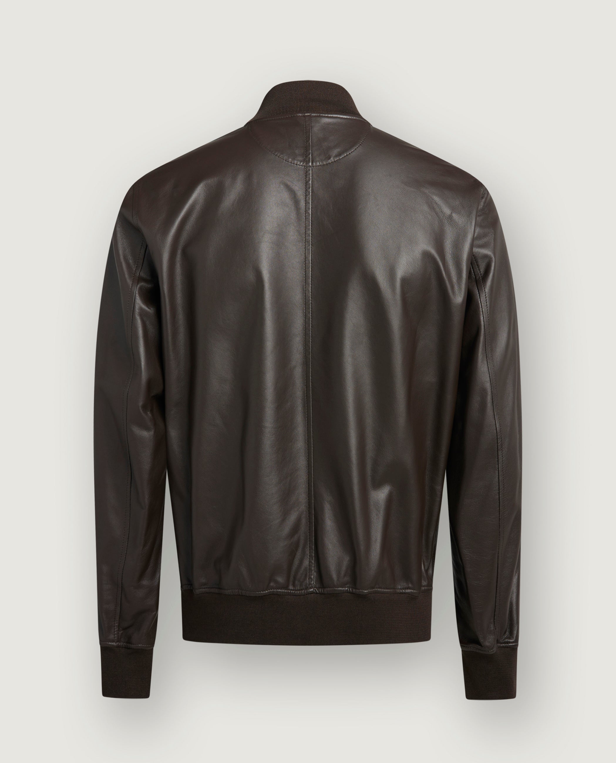 Leren Bomberjack – Pauw